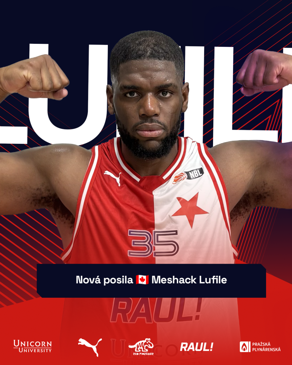 Meshack Lufile slávistou – SK Slavia Praha – Basketball